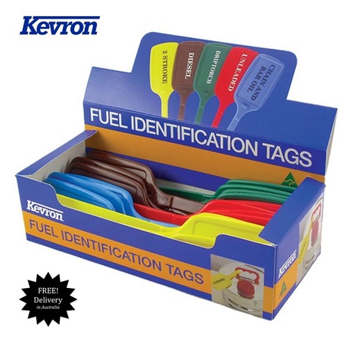 Fuel Identifier Tags-20 Pack-UNLEADED,2 STROKE,DIESEL,DRIP TORCH,CHAIN ...