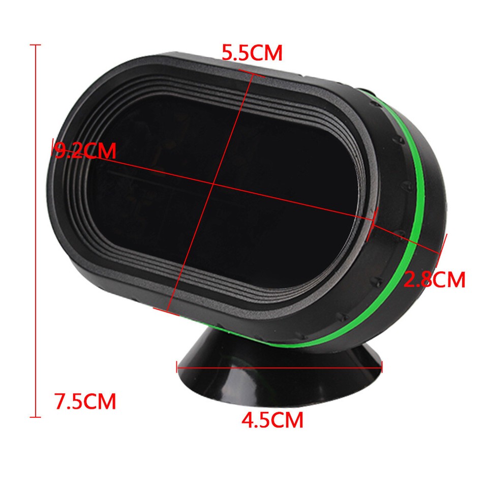 Car LCD Digital Display Clock Backlight 3 IN 1 Thermometer Clock ...