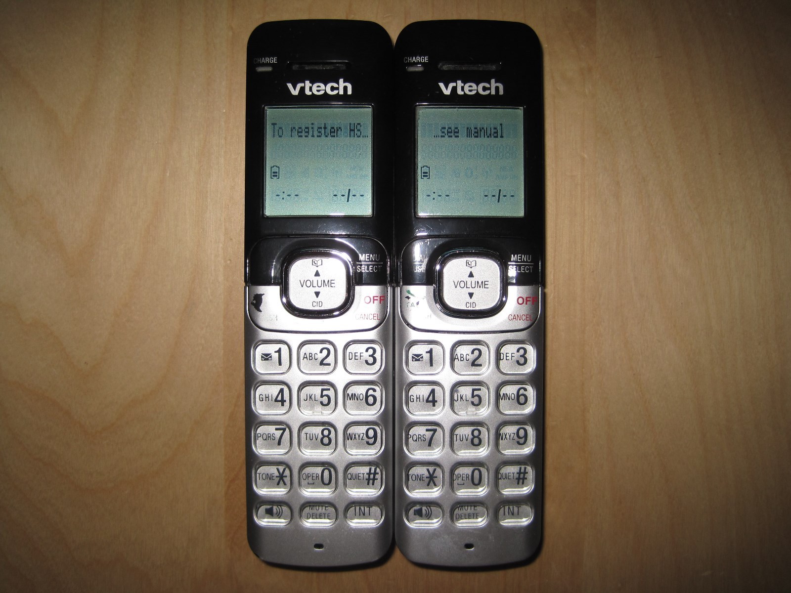 Lot of 2 Vtech CS6519-2 Cordless Expansion Handset Phone | eBay