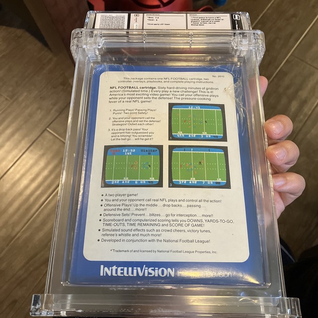 NFL Football (Intellivision, 1980) for sale online | eBay