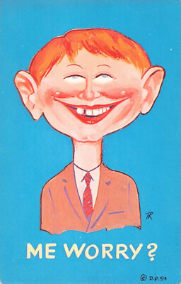 Postcard Me Worry Dexter Press | eBay