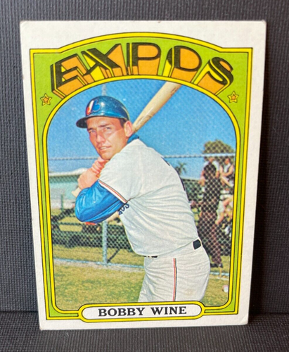 1972 TOPPS # 657 BOBBY WINE MONTREAL EXPOS | eBay