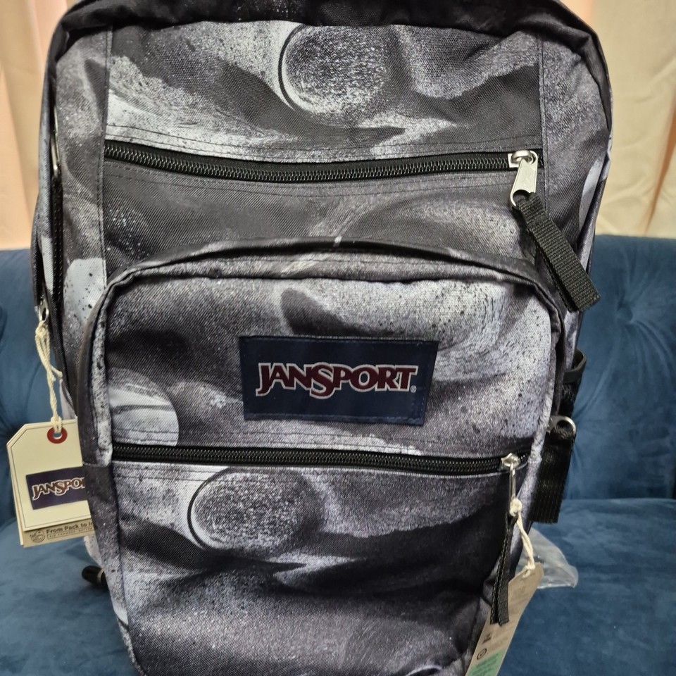 JanSport XL Laptop Backpack Grey , Bottom Water Bottle School Bag | eBay UK