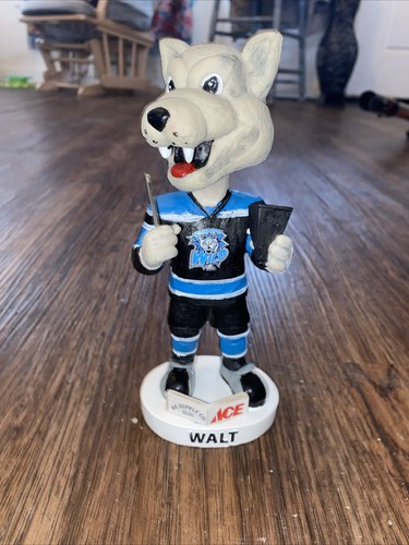 Wenatchee Wild Wolf Walt More Cowbell Mascot Bobblehead Stadium ...