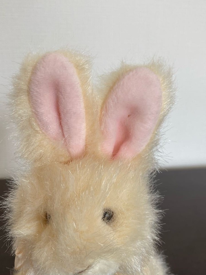 Rabbit Plush Cream Color RUSS Bunny White Mascot | eBay