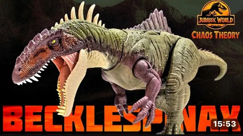 Jurassic World Chaos Theory Battle Roarin Becklespinax 2024 Epic ...