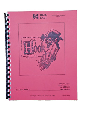 Hook, Data East Pinball Machine manual | eBay