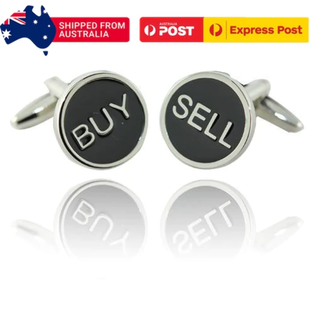 Buy And Sell Black Circle Cufflinks | eBay