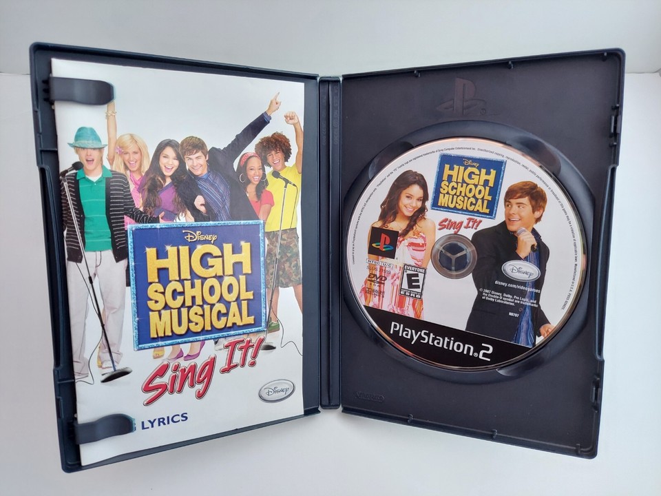 ️ Disney High School Musical: Sing It (Sony PlayStation 2, 2007) PS2 ...