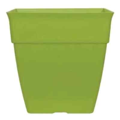 26 Litre Large Green Plant Pot Outdoor Garden Tall Square Plastic ...