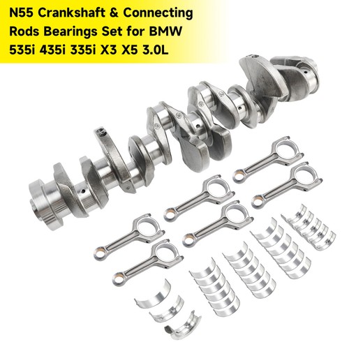 N55 Crankshaft & Connecting Rods Bearings Set Fits for BMW 535i 435i ...