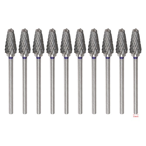 10pcs Dental Lab Polishing Bur Drills Tungsten Steel Carbide Burs HP 2 ...