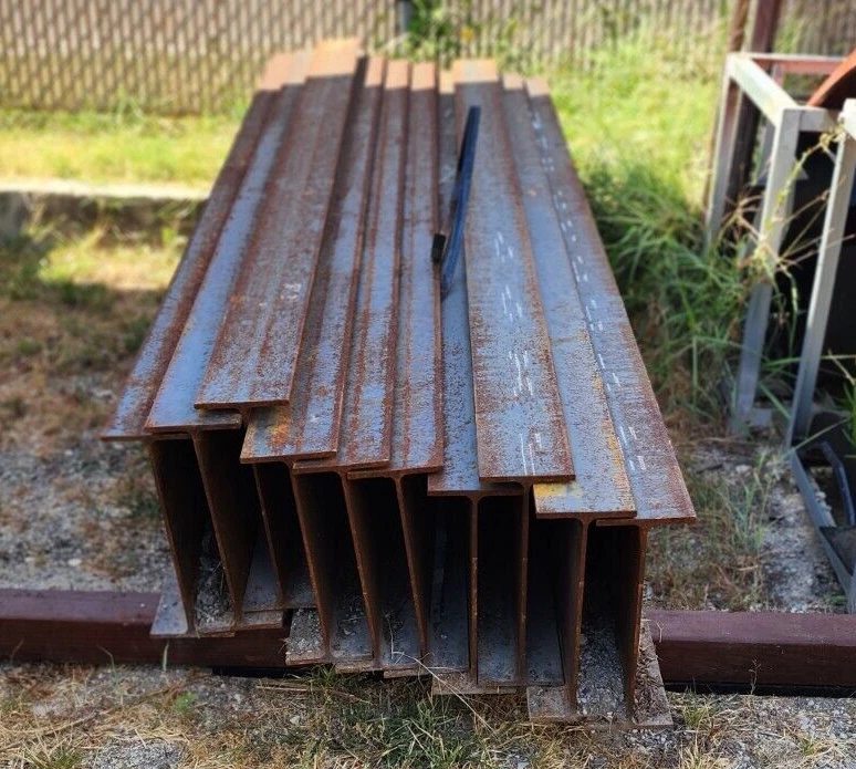 Steel I Beams, 24 Height, 11 Flat, 1/2 Webb, 15 Channel,, 60% OFF
