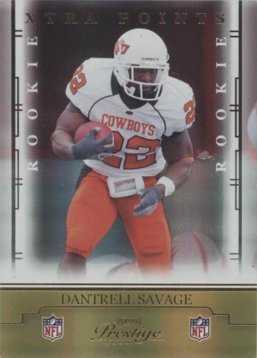 2008 Prestige - Rookie Dantrell Savage #122 Xtra Points Gold /250 (RC ...