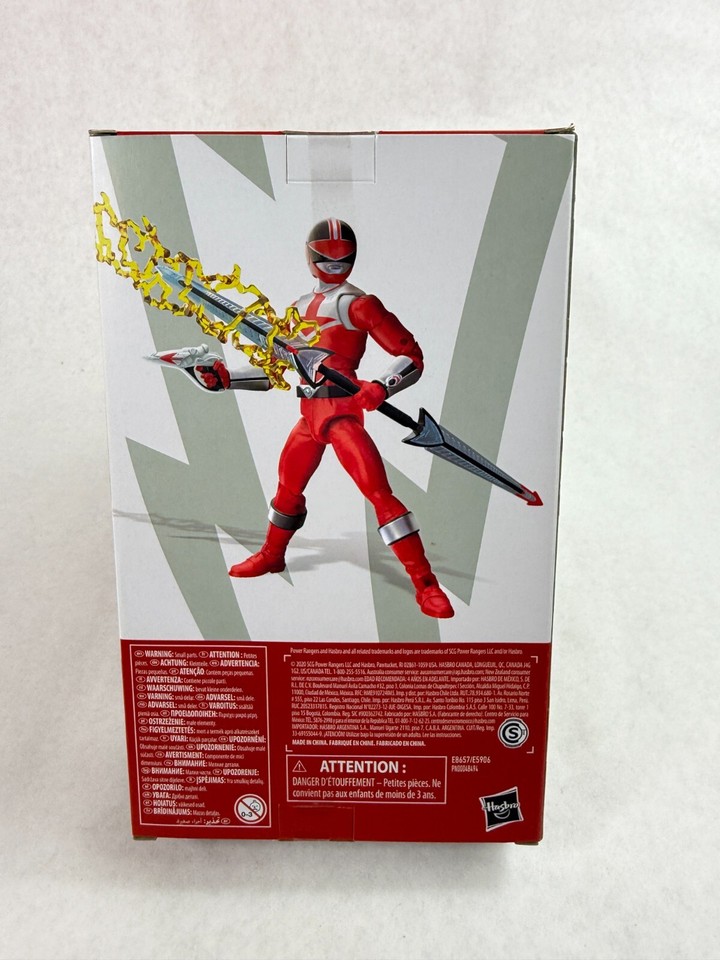 Time Force Red Ranger Power Rangers Lighting Collection Action Figure ...