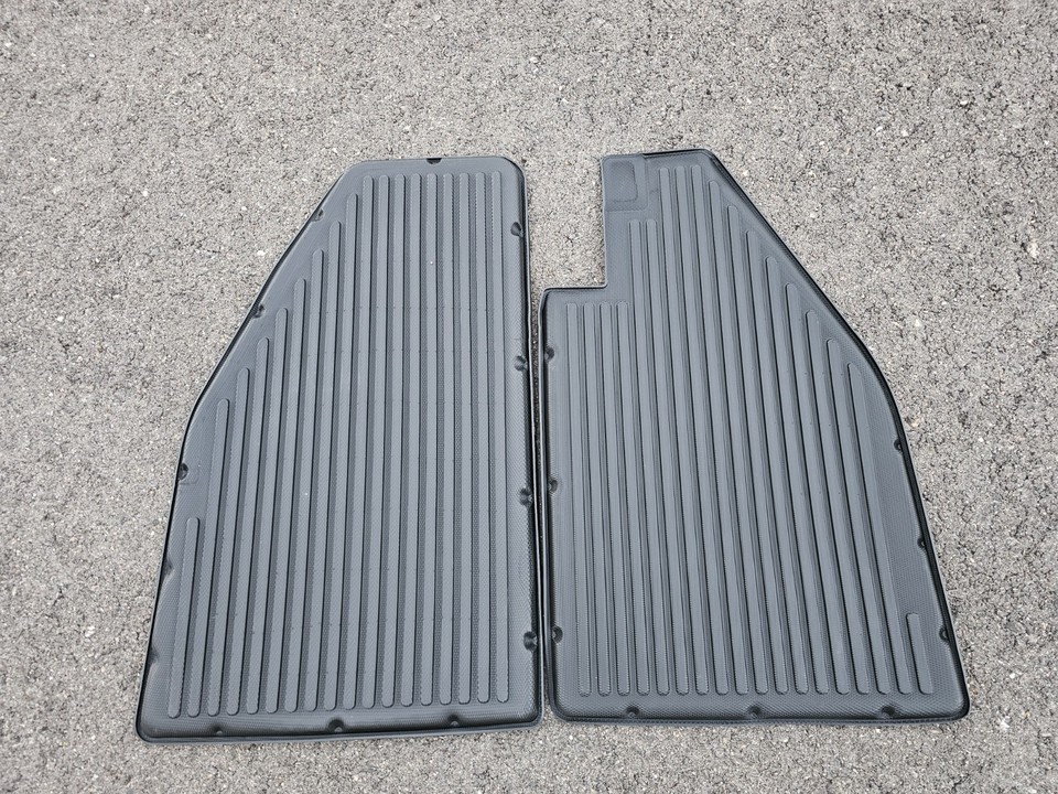 Front Rubber Molded floor mat set for the 1958 - 1972 VW Beetle Bug L ...