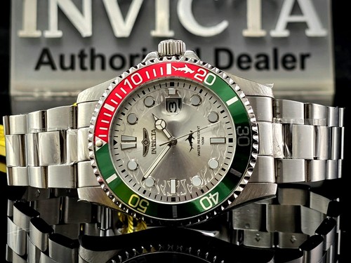 Invicta Men's Watch Pro Diver Quartz Red and Green Rotating Bezel ...
