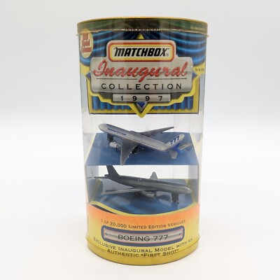 Matchbox 1997 Inaugural Collection BOEING 777 Airplane Jet Limited ...