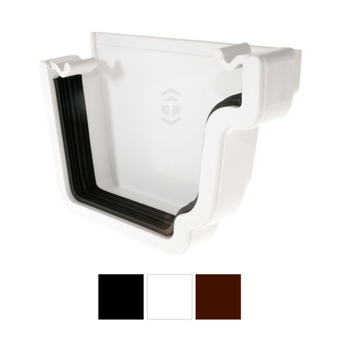 Ogee Gutter Marshall Tufflex UPVC Plastic Rainwater Guttering System ...