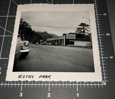 1950s Estes Park CO Colorado ROGERS SADDLES Cowboy Store SIGN Vintage ...