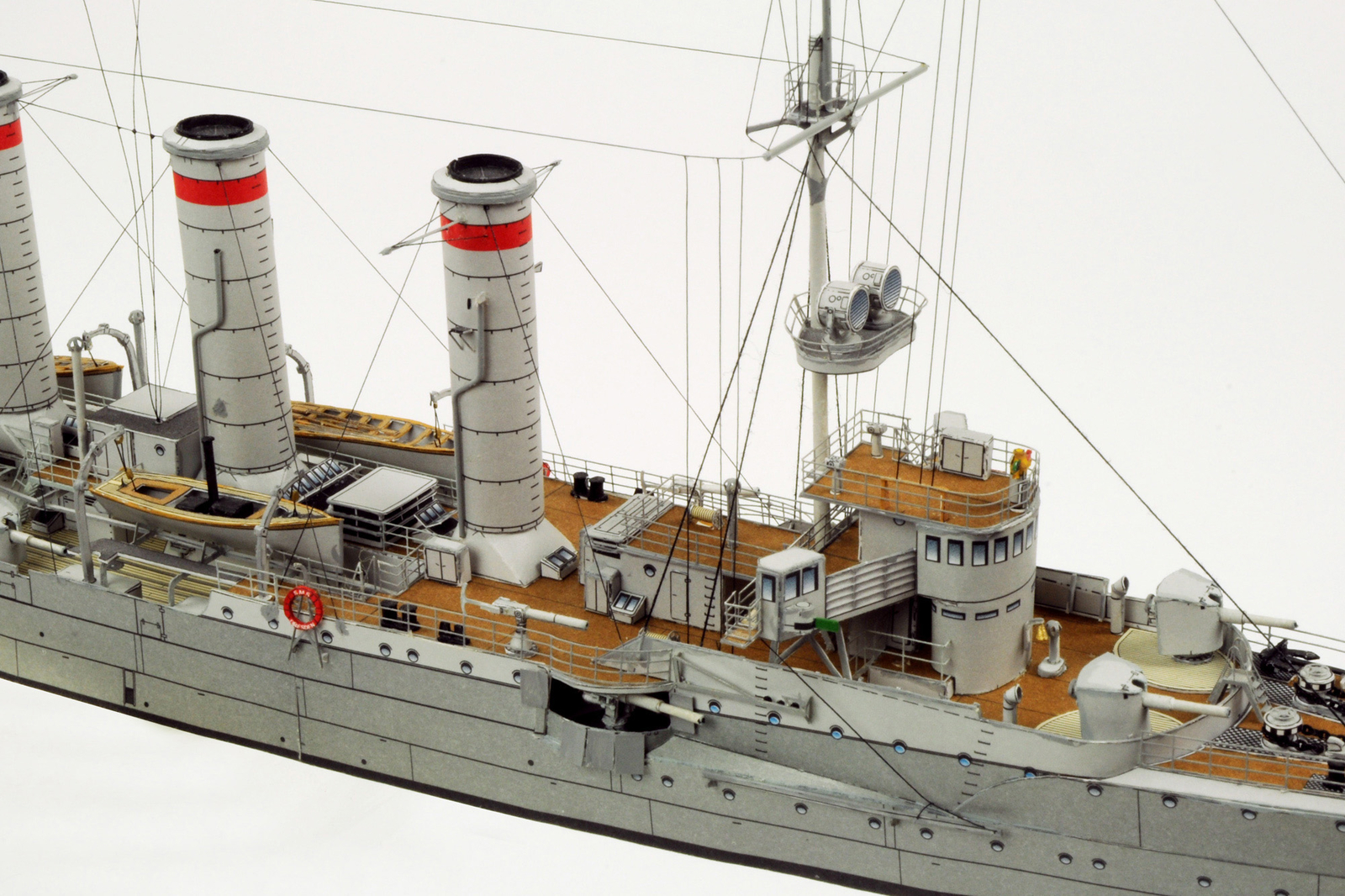 Kartonmodell Kleiner Kreuzer SMS Emden 1:250 HMV Hamburger Modellbaubogen Verlag | eBay