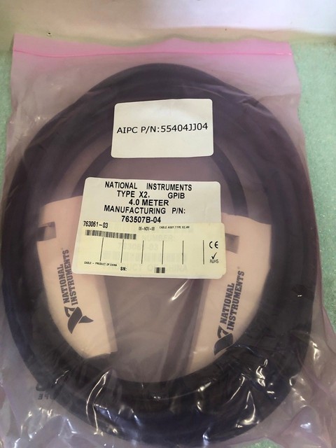 National Instruments 763061-03 4 Meter GPIB Type X2 Cable for sale ...
