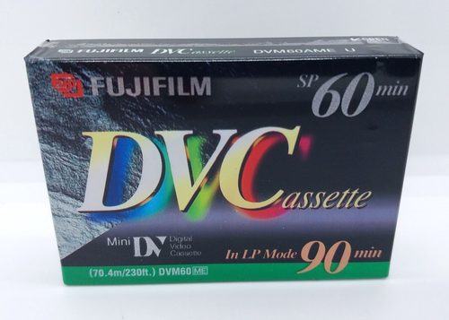 FujiFilm Mini DV DVC Camcorder Videocassette Tape Sealed New 60 Min SP ...