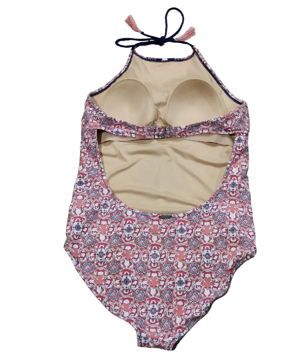 Talbots Cabana Life Halter One Piece Swimsuit Printed… - Gem