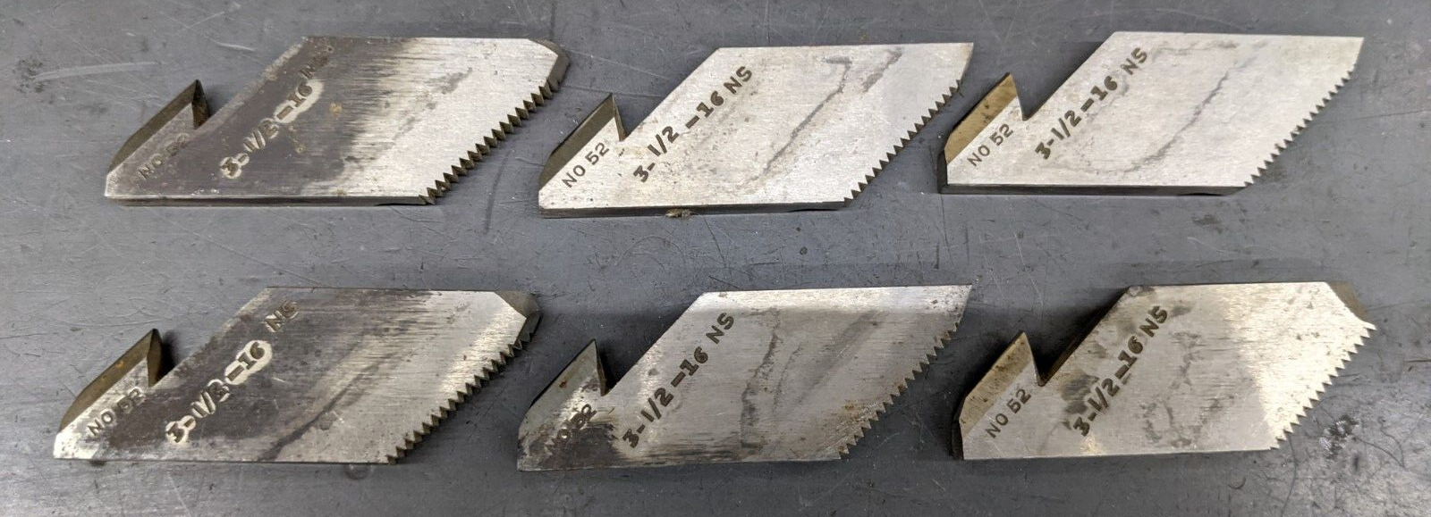 6 Piece Set Die Chasers 3-1/2" - 16 NS | eBay