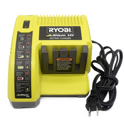 Ryobi 24 Volt Lithium Battery Charger Power OP140 Testé & Fonctionnel ...
