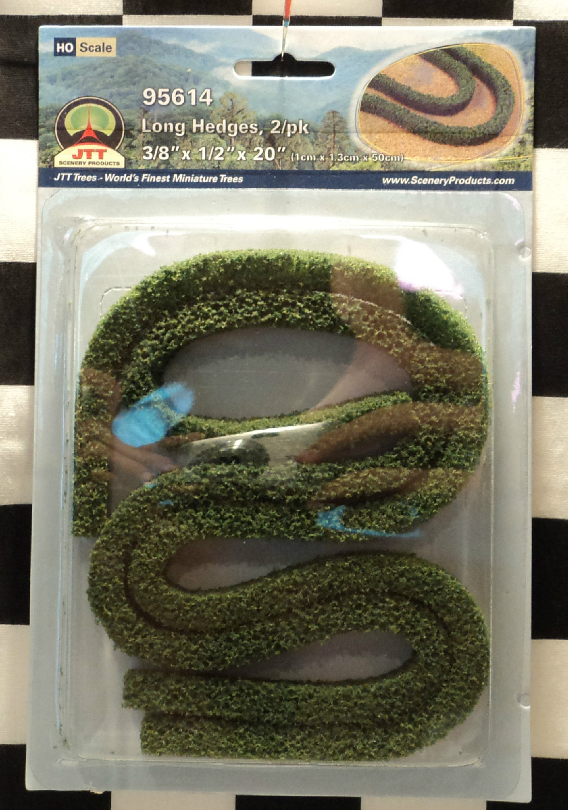 JTT SCENERY 95614 LONG HEDGES 3/8" x 1/2" x 20" HO-SCALE 2 PER PACK | eBay