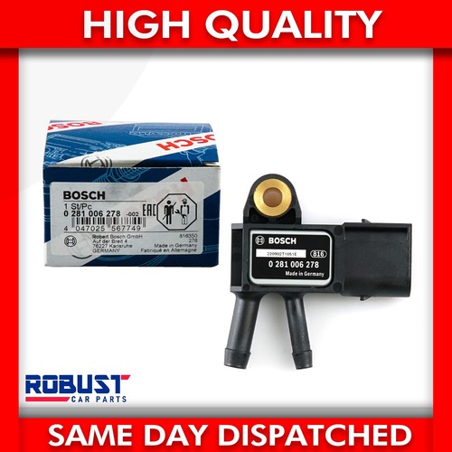 BOSCH DPF DIESEL EXHAUST DIFFERENTIAL PRESSURE SENSOR FOR MERCEDES ...