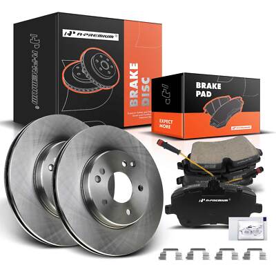 Front Disc Rotors & Ceramic Brake Pads for Mercedes-Benz W203 C230 2002 ...