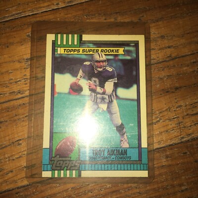 1990 Topps - Troy Aikman #482 With Disclaimer | eBay