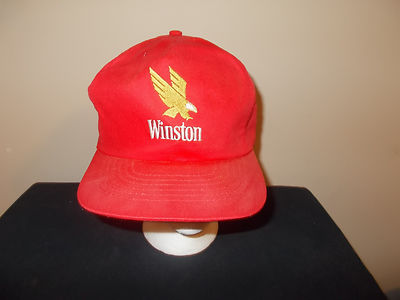 VTG-1990s Winston Cigarettes Tobacco snapback hat NASCAR Racing hat ...