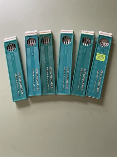 Berol Turquoise Eagle Drawing Leads Drafting 6 Packs/ 12 Leads Ea New ...