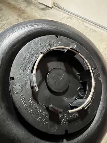 1 Pc Gloss black Forgiato Floating Center Caps For Forgiato XL Hubcap ...