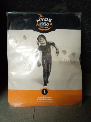 Hyde and Eek Kid’s Skeleton Warrior Halloween Costume Large (12-14) | eBay