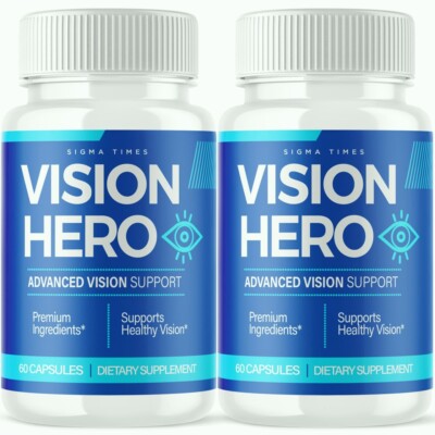 (Official 2 Pack) Vision Hero Eye Supplement, VisionHero Pills Healthy ...