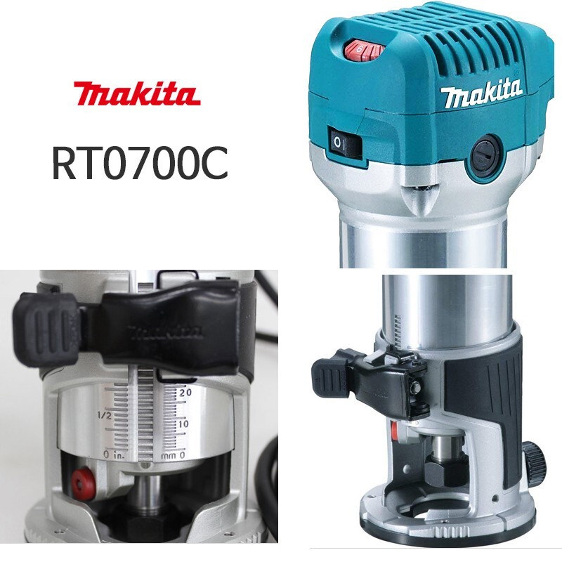 Makita Trimmer RT0700C 6mm-8mm 1/4" Trimmer 220V 710W Router | eBay