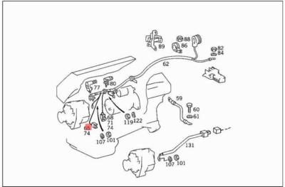 Genuine Mercedes Pin Bushing Housing 5pcs 601 611 601 638 638/2 ...
