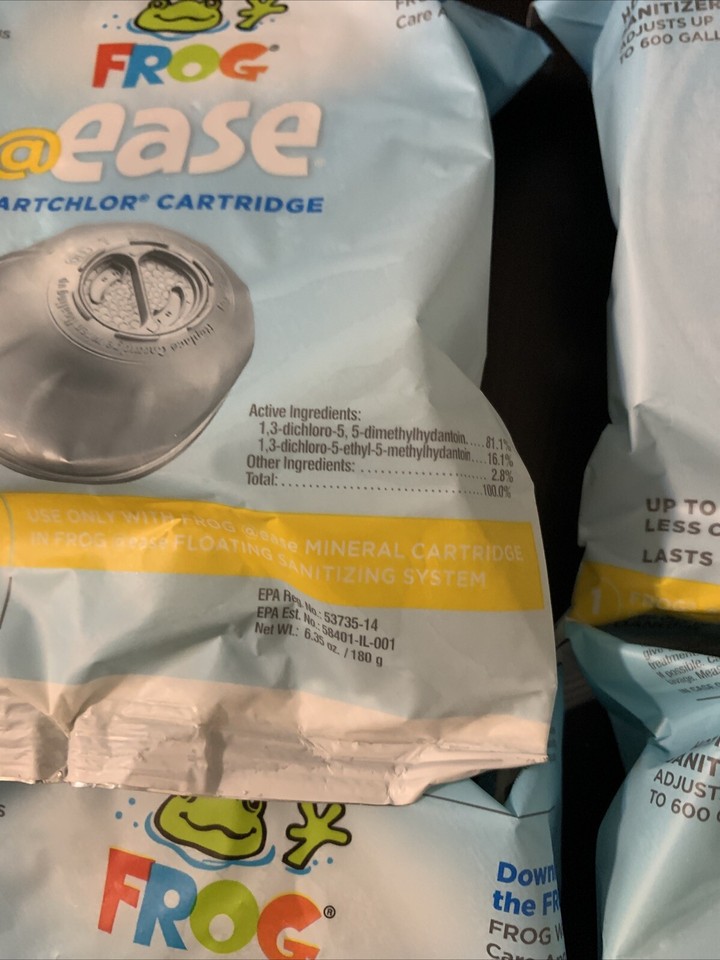 FROG -@Ease Floating Replacement SmartChlor Cartridge Lot 6 -Pack Frog ...