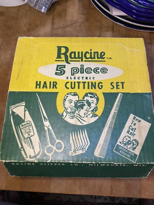 Vintage Raycine Clipper Hair Trimming Barber Hairstylist SET Original ...