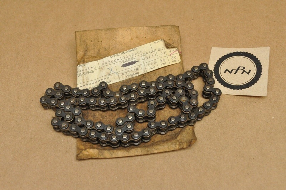 NOS OEM Yamaha 1973-74 TX500 1975-78 XS500 Starter Motor Chain Assy ...