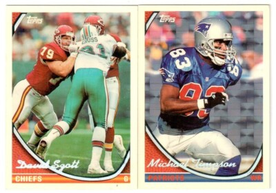 (2) 1994 Topps Football SPECIAL EFFECTS Parallels! DAVID SZOTT, MICHAEL ...