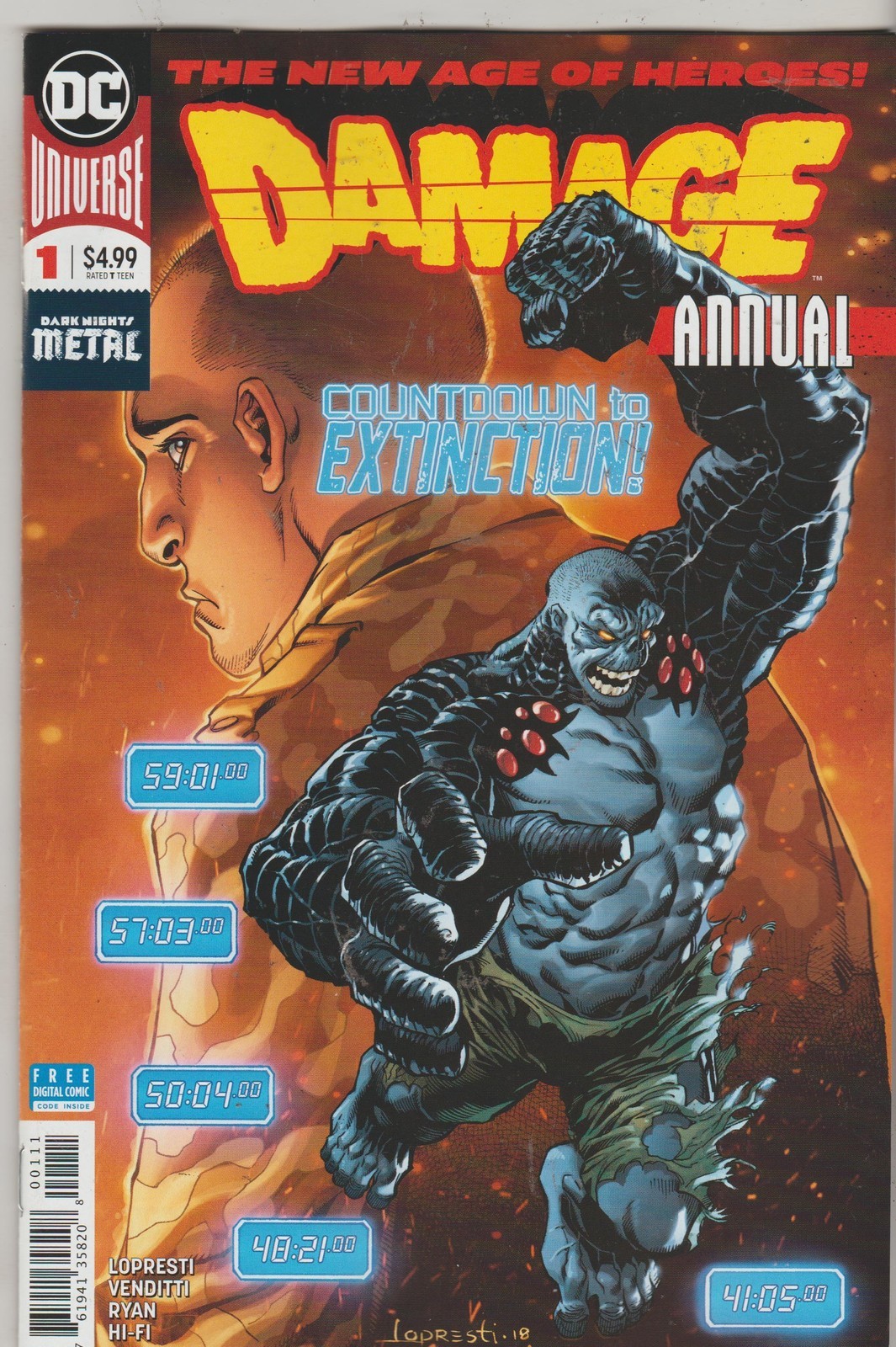 DC COMICS DAMAGE ANNUAL #1 OCTOBER 2018 1ST PRINT NM | eBay UK