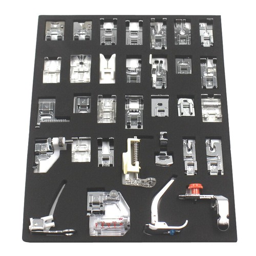 32 PCS Presser Feet fits Singer,Brother,Janome,Elna, Kenmore,low shank ...