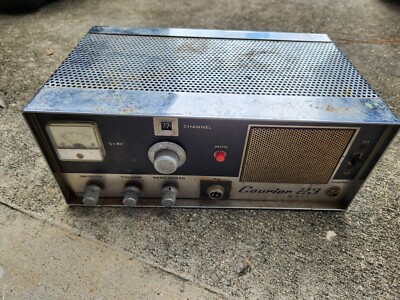 *Untested* Vintage Courier 23 Vacuum Tube CB Radio Transceiver Base ...