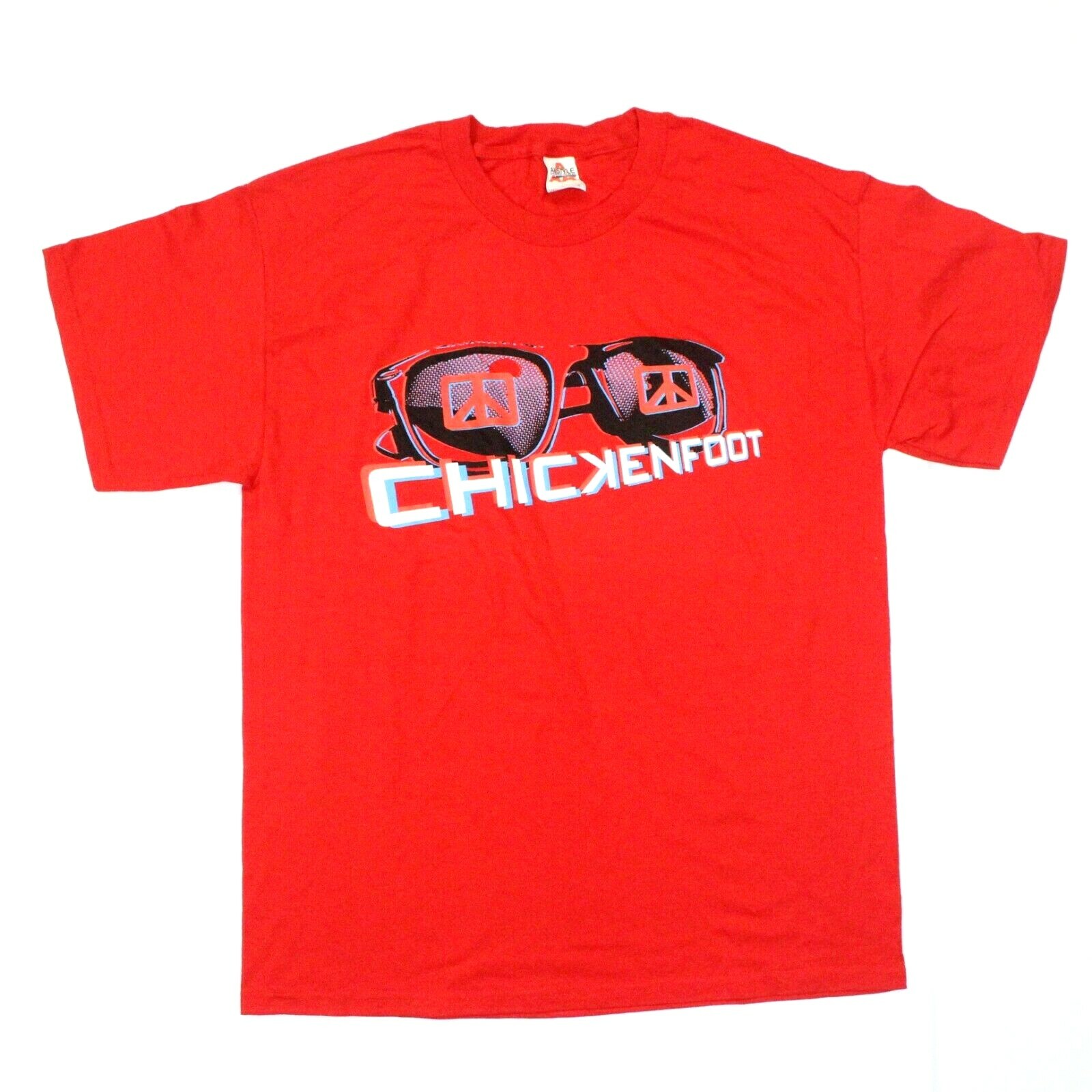 Chickenfoot 3D Glasses Tee - Alstyle T-Shirt - Red - L | eBay
