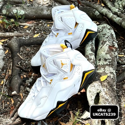 Nike Air Jordan True Flight Shoes White Black Yellow Ochre 342964-107 ...